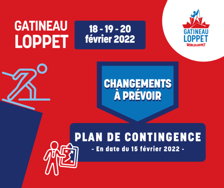Plan de contingence 50 KM – Gatineau Loppet